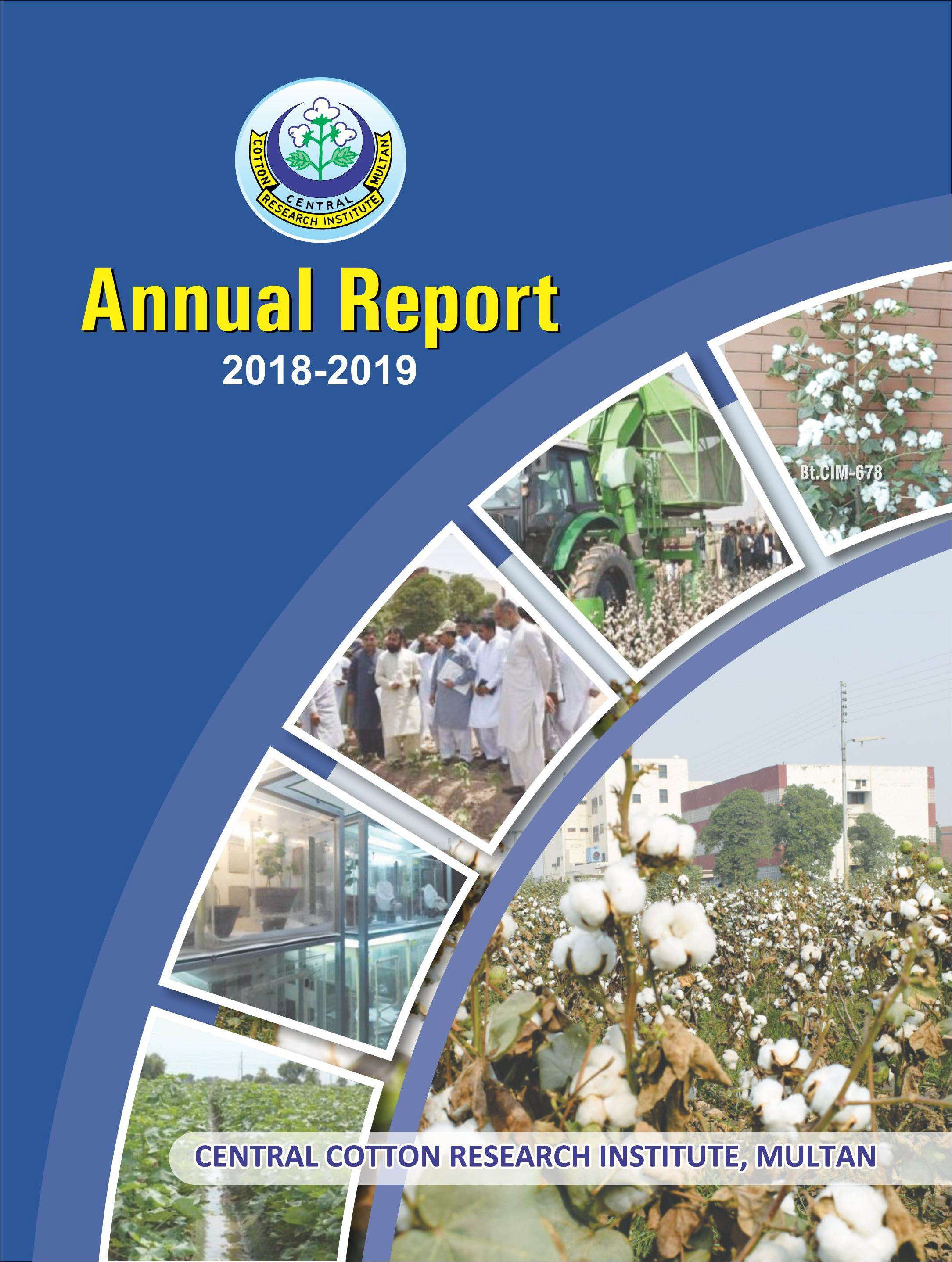 CENTRAL COTTON RESEARCH INSTITUTE MULTAN